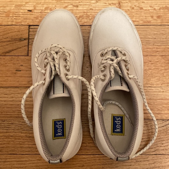 Keds | Shoes | Brand New Retro Look White Keds | Poshmark